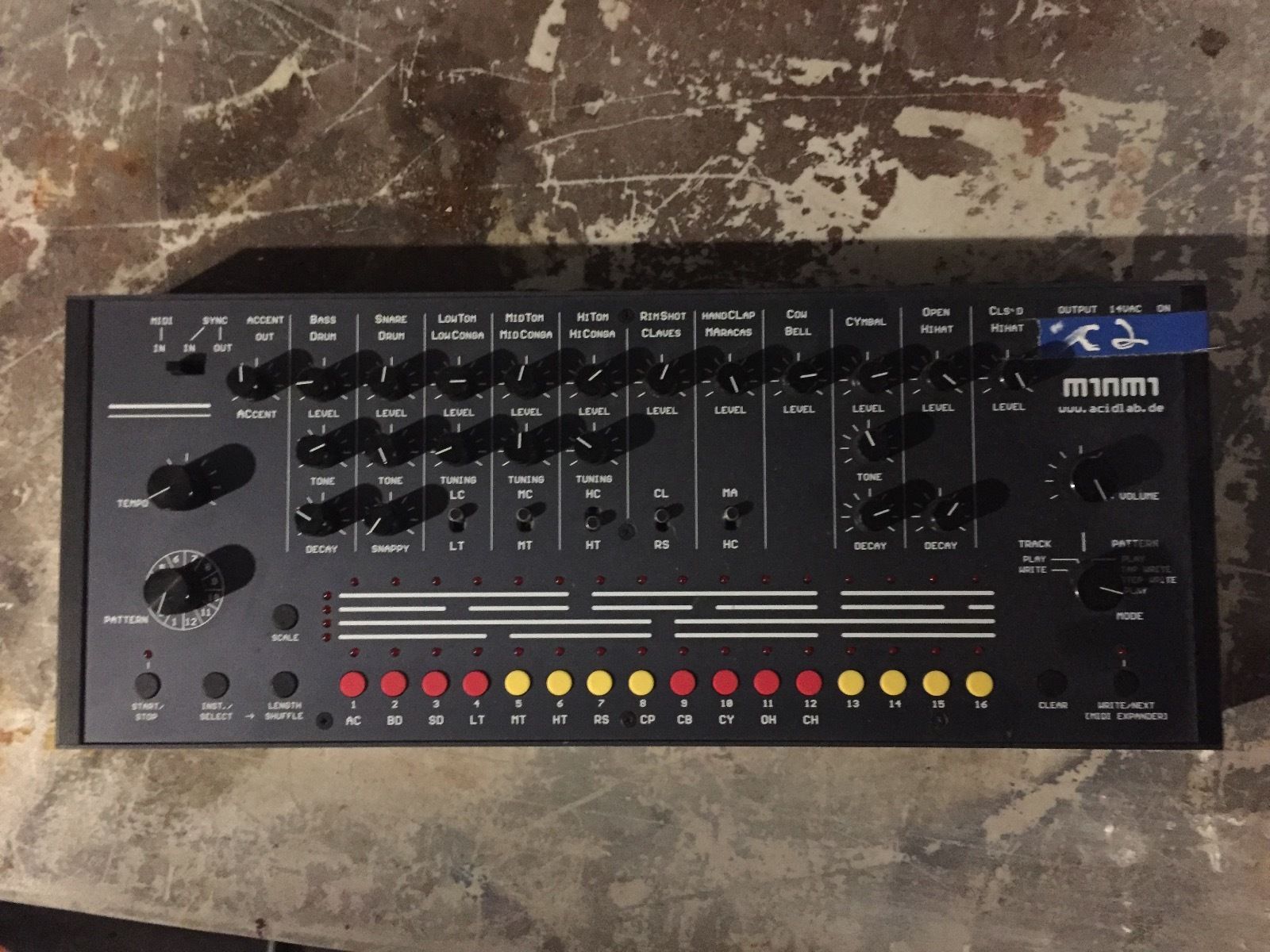 MATRIXSYNTH: Acidlab Miami Analog Drum Machine Synthesizer