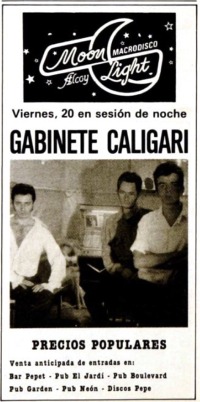Imprenta Nuevaola80: Gabinete Caligari: Moon Light (Alcoy, Alicante)