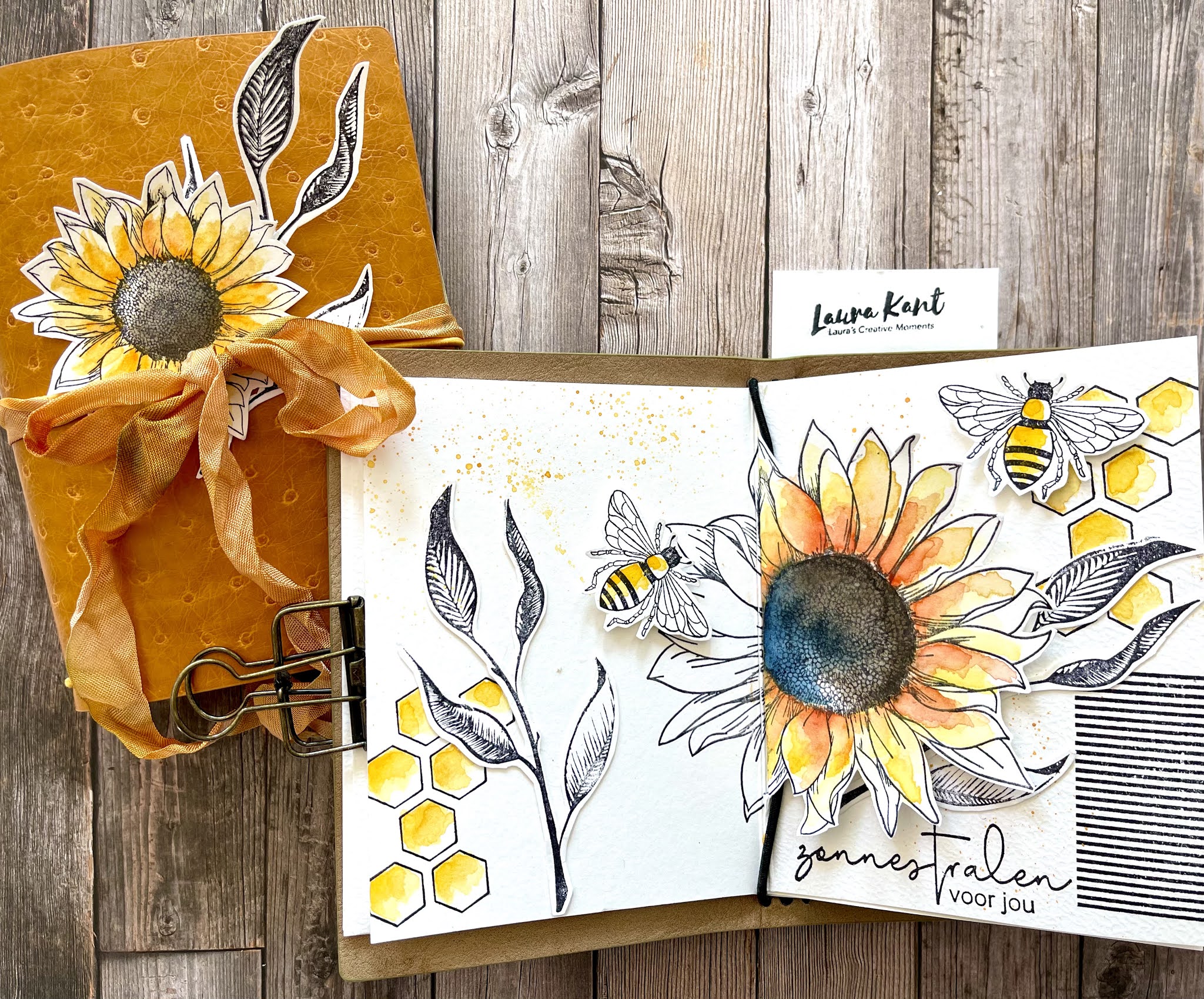 Laura's Creative Moments: A planner layout/Sunflower