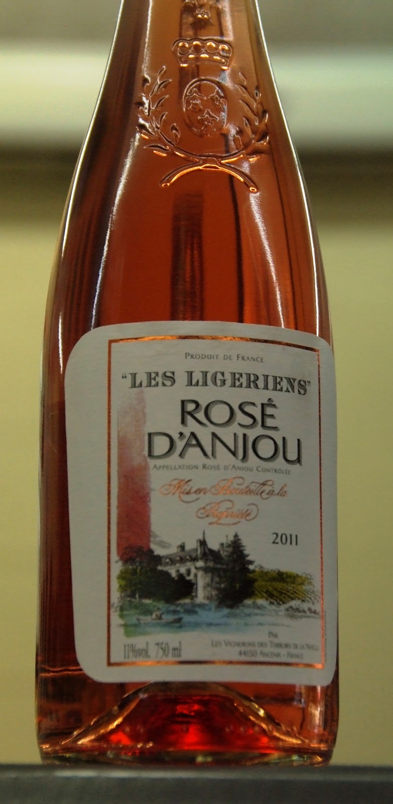 OUTSTANDING WINES .... : Les Ligeriens 2011 Rose D'Anjou