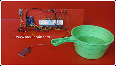 Projek Elektronik Arduino4u.com: 86.Flood alert warning system with dot ...