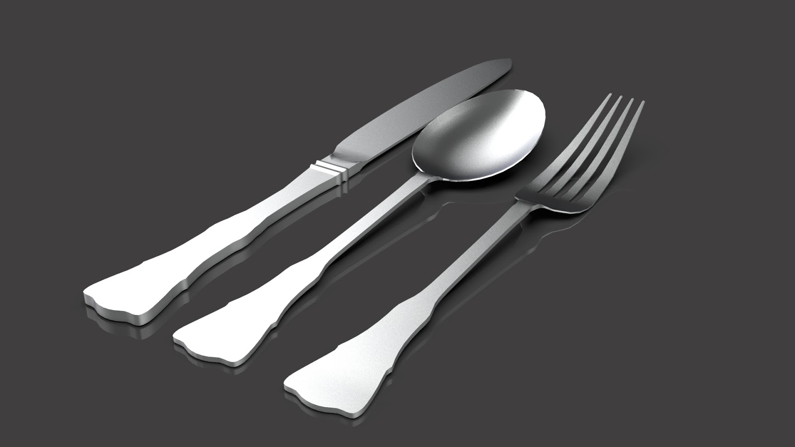 Spoons Render in keyshot