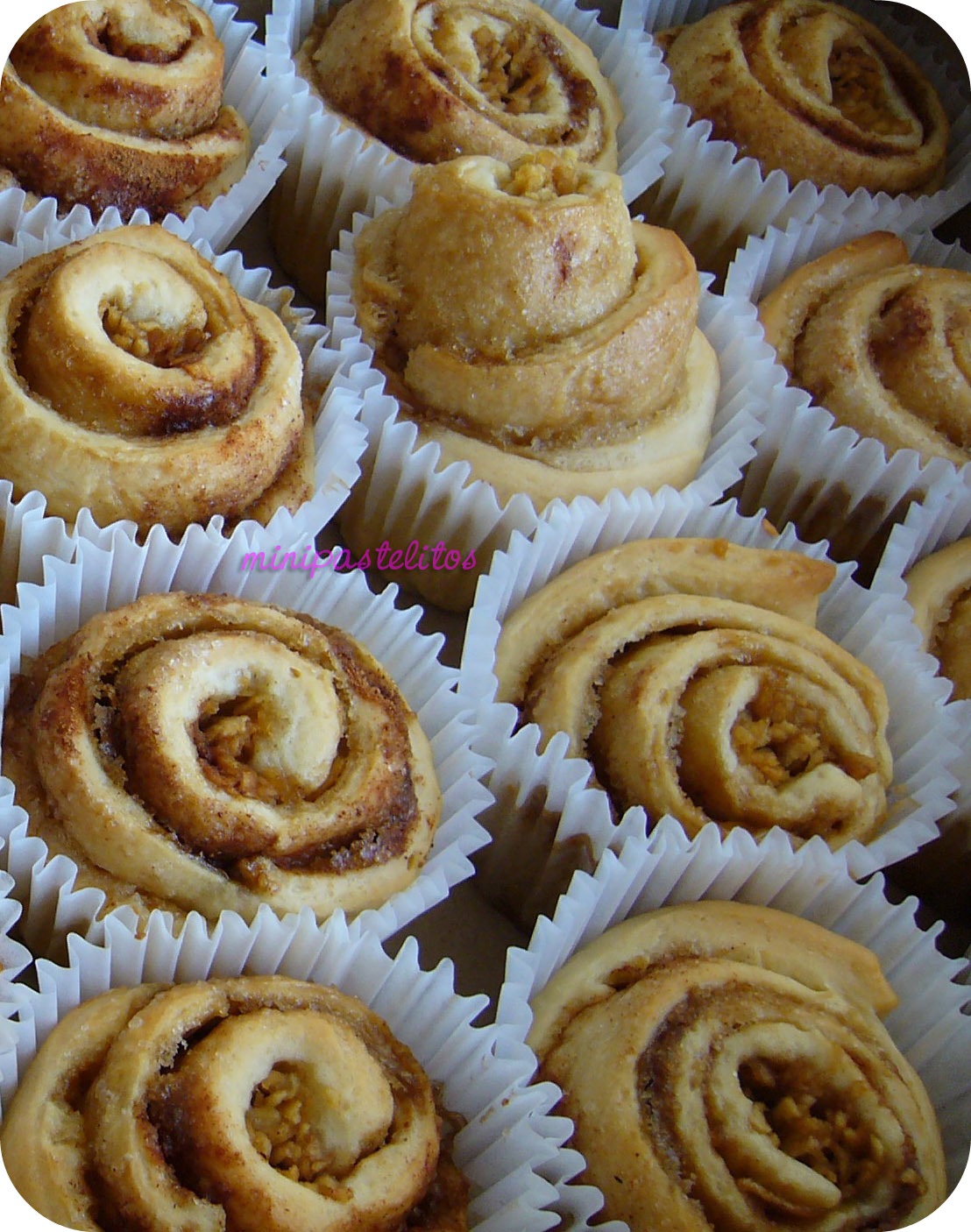 mini PASTELITOS!: Salen los roles de canela!!!