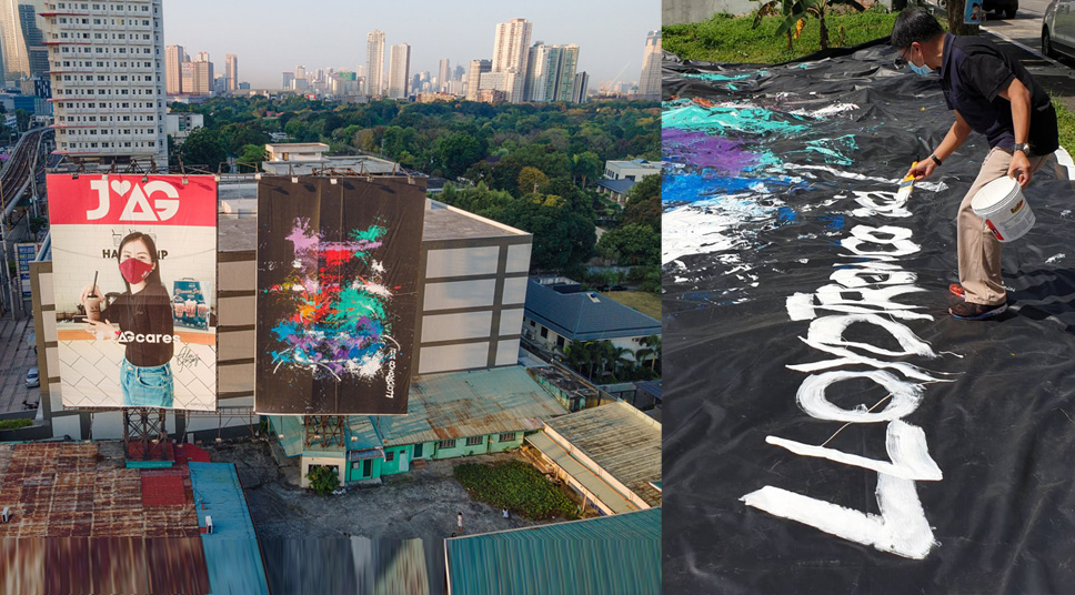 How I painted the Philippines' Largest Abstract Painting