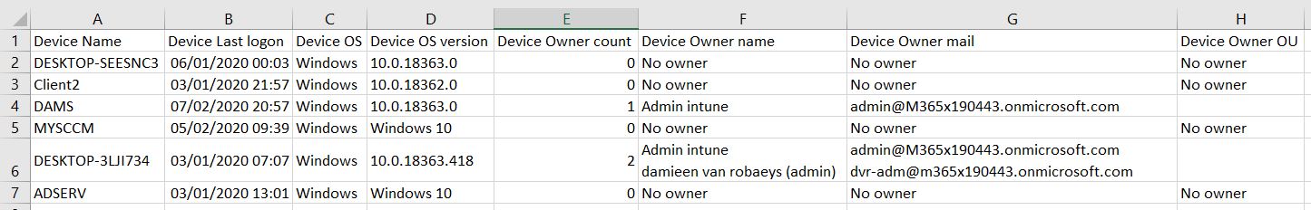 Use PowerShell to list all Azure AD users with their devices and vice ...