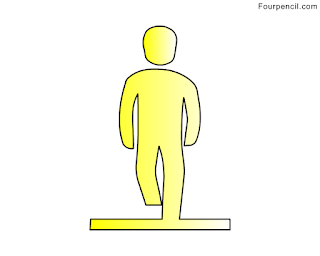 FourPencil: How to draw a Man for kids - step by step