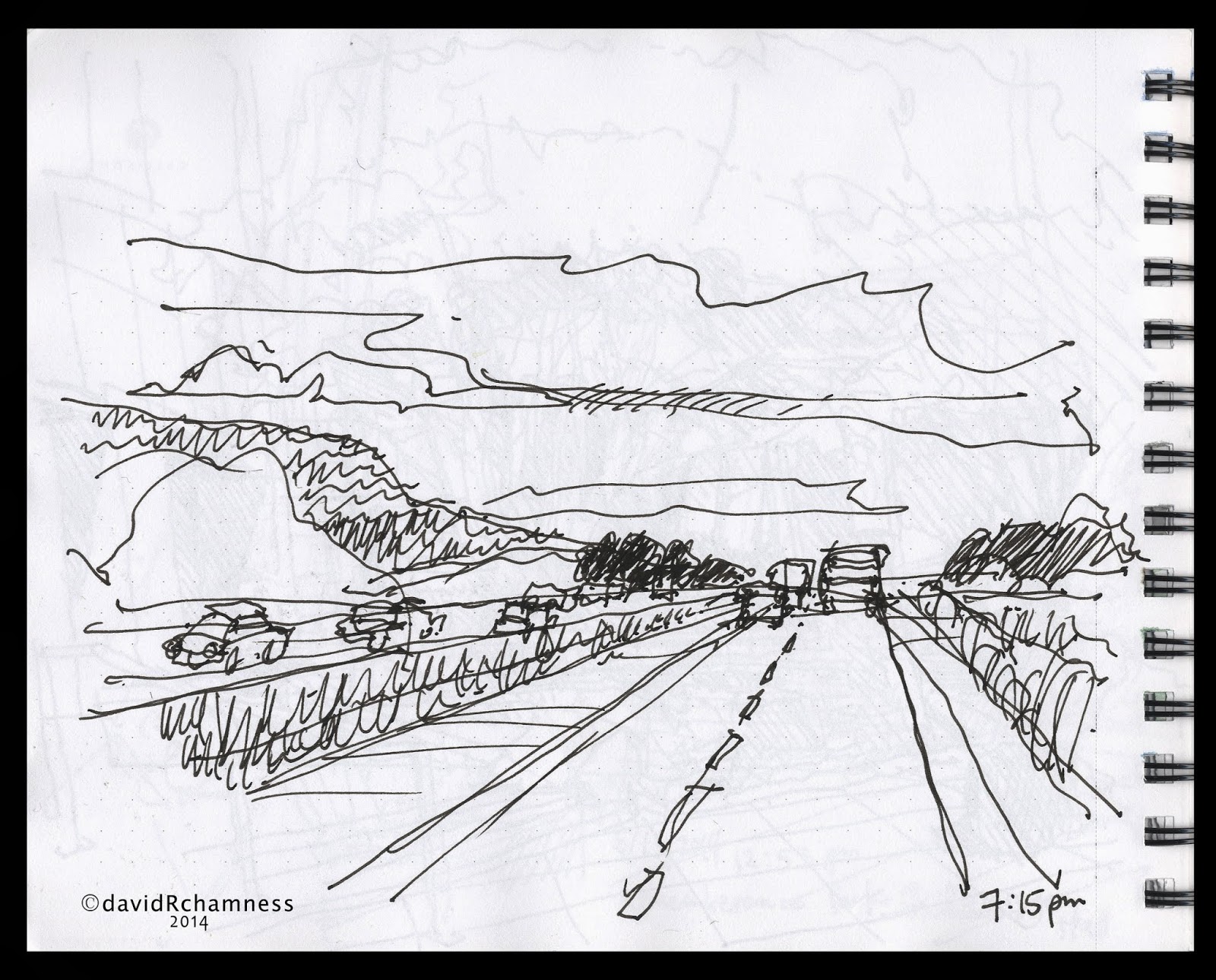 Chamness draw&paint: Road Trip to California: May 2014