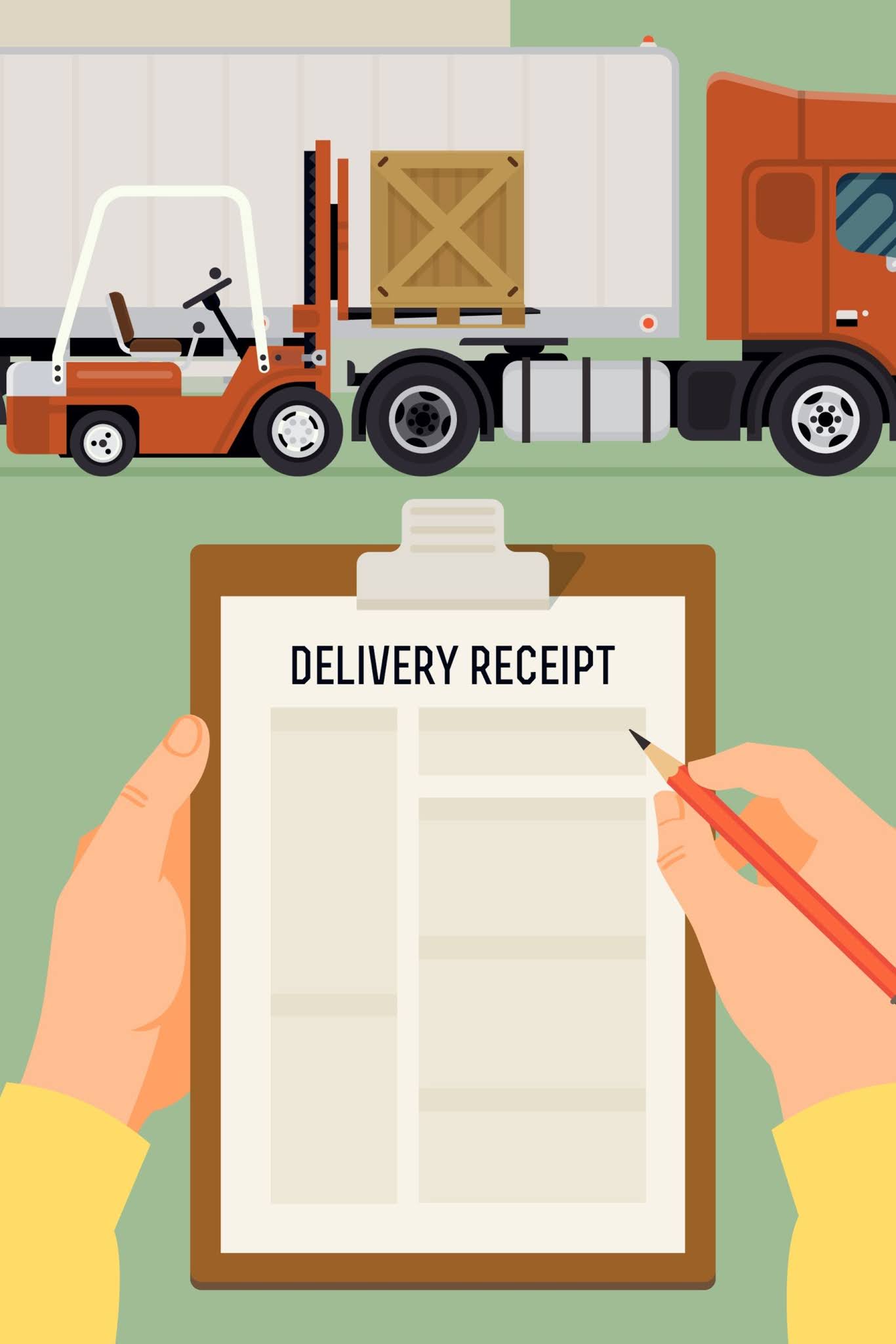 Lorry Receipt - Invoice Template