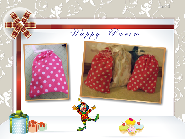 Sew Modest Jewish Clothing: Reusable Fabric Purim Bags!