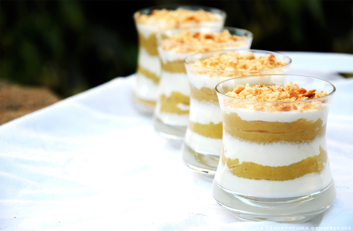 Verrine pomme fromage blanc - Nonintention