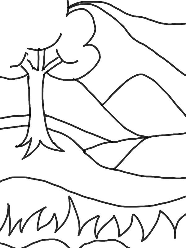 Art Sub Lessons: Patterned Landscapes - Art Sub Plan Elementary