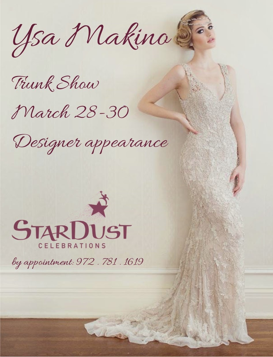 Fly Me to the Moon: Shop Stunning Ysa Makino Bridal Gowns this Weekend