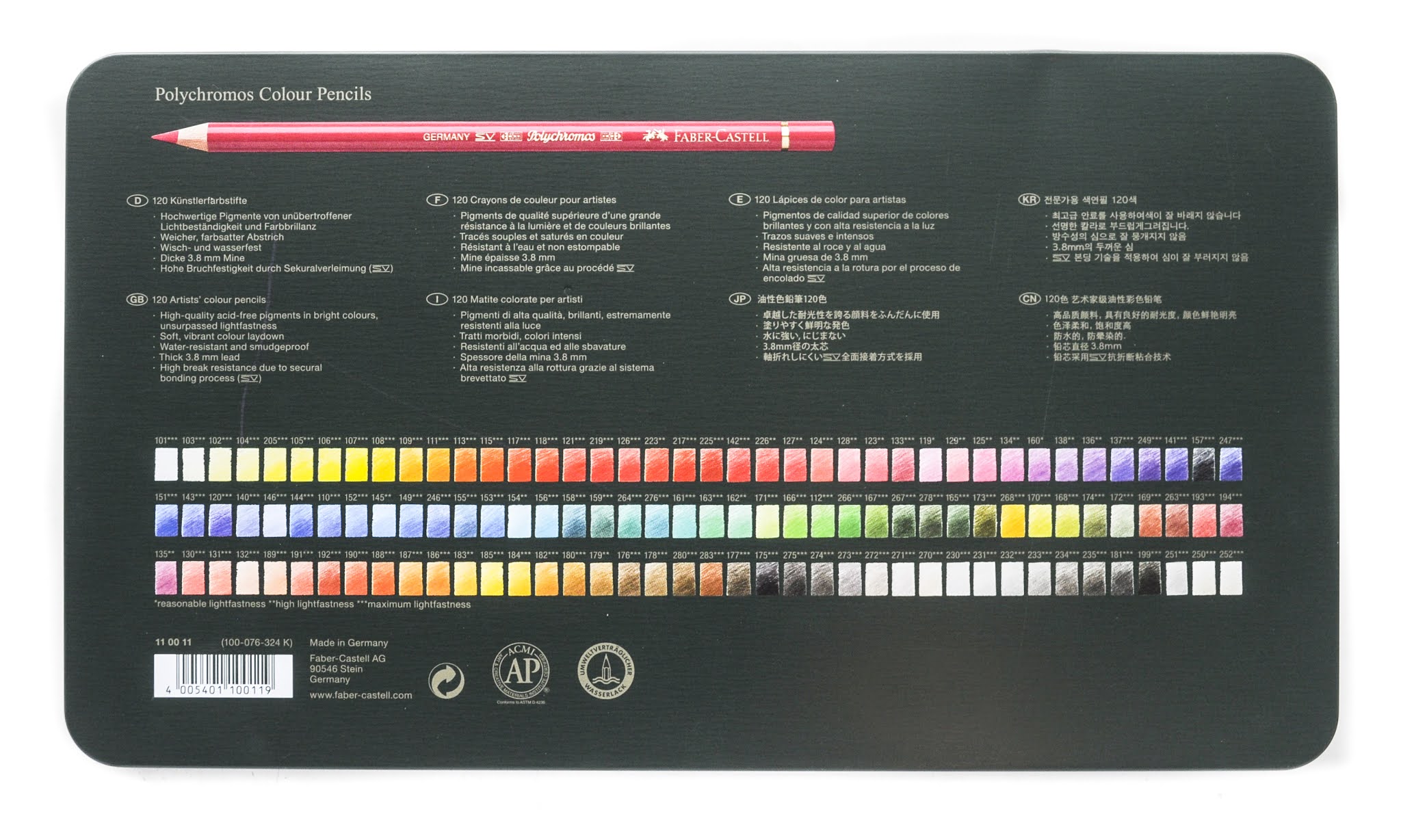 120 Faber-Castell Polychromos Colour Pencils | Jenny's Crayon Collection