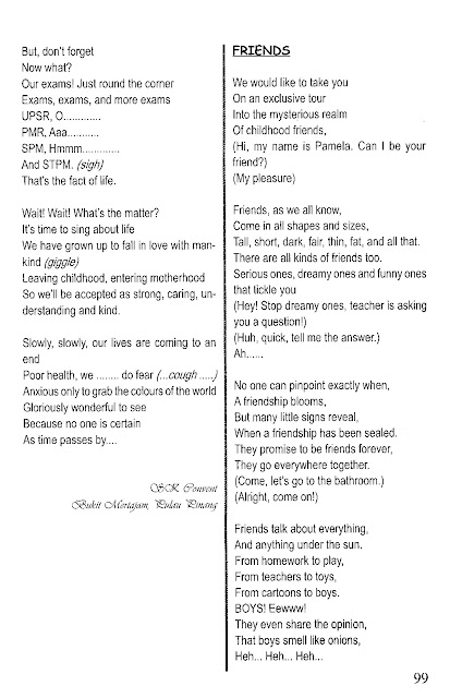 Competitor's Scripts (Choral Speaking) ~ The Journey