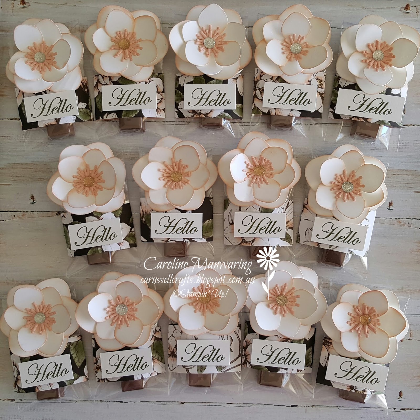 Carussell Crafts: Magnolia Lane Table Gifts