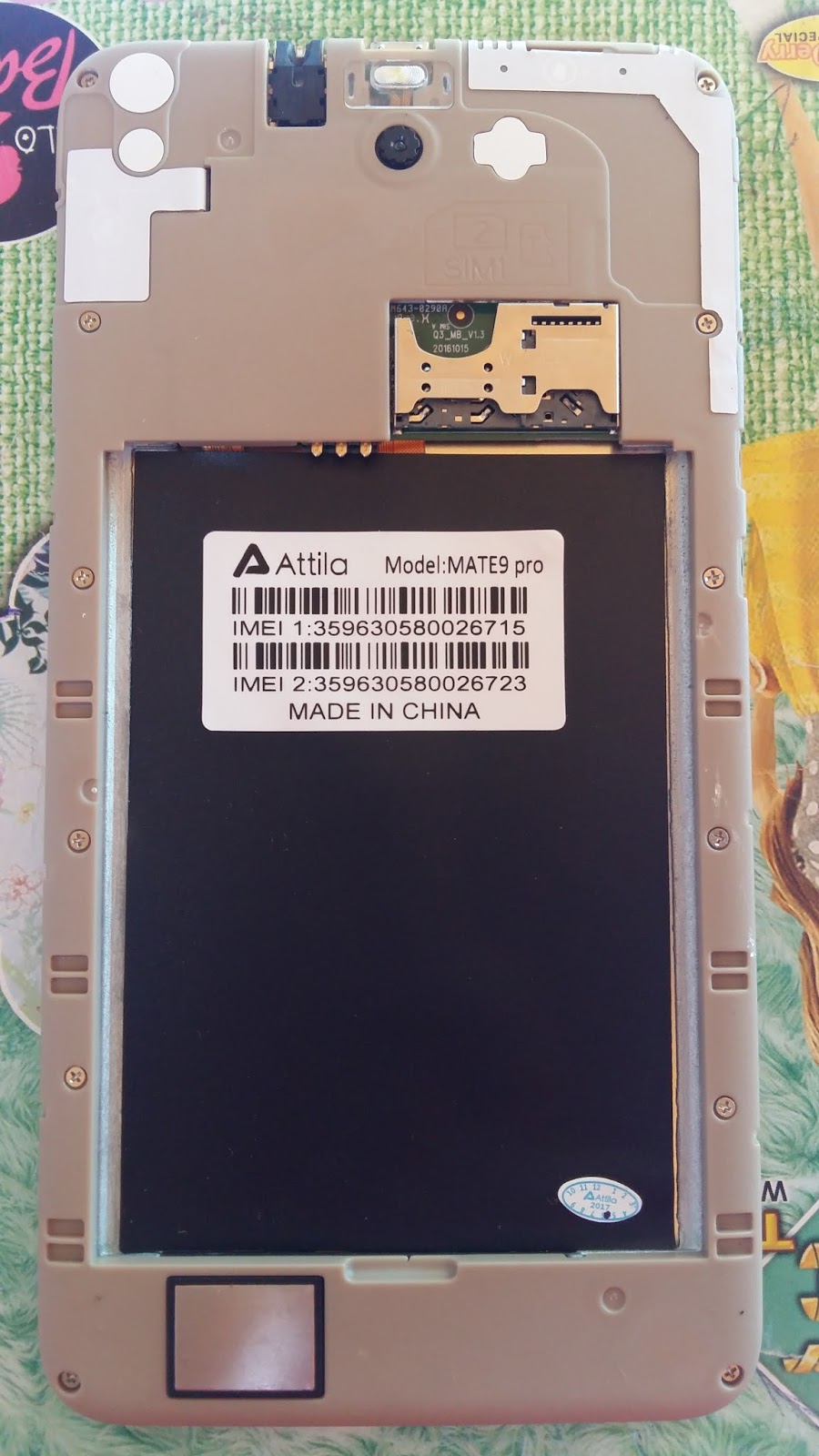 Sun Mobile phone Firmware Selling: Attila Mate 9 Pro Firmware