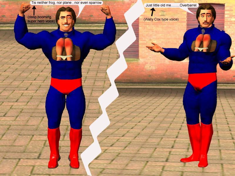 Dave Wolfe who does "WolfieToons!": The Overbarrel Birthday Post!