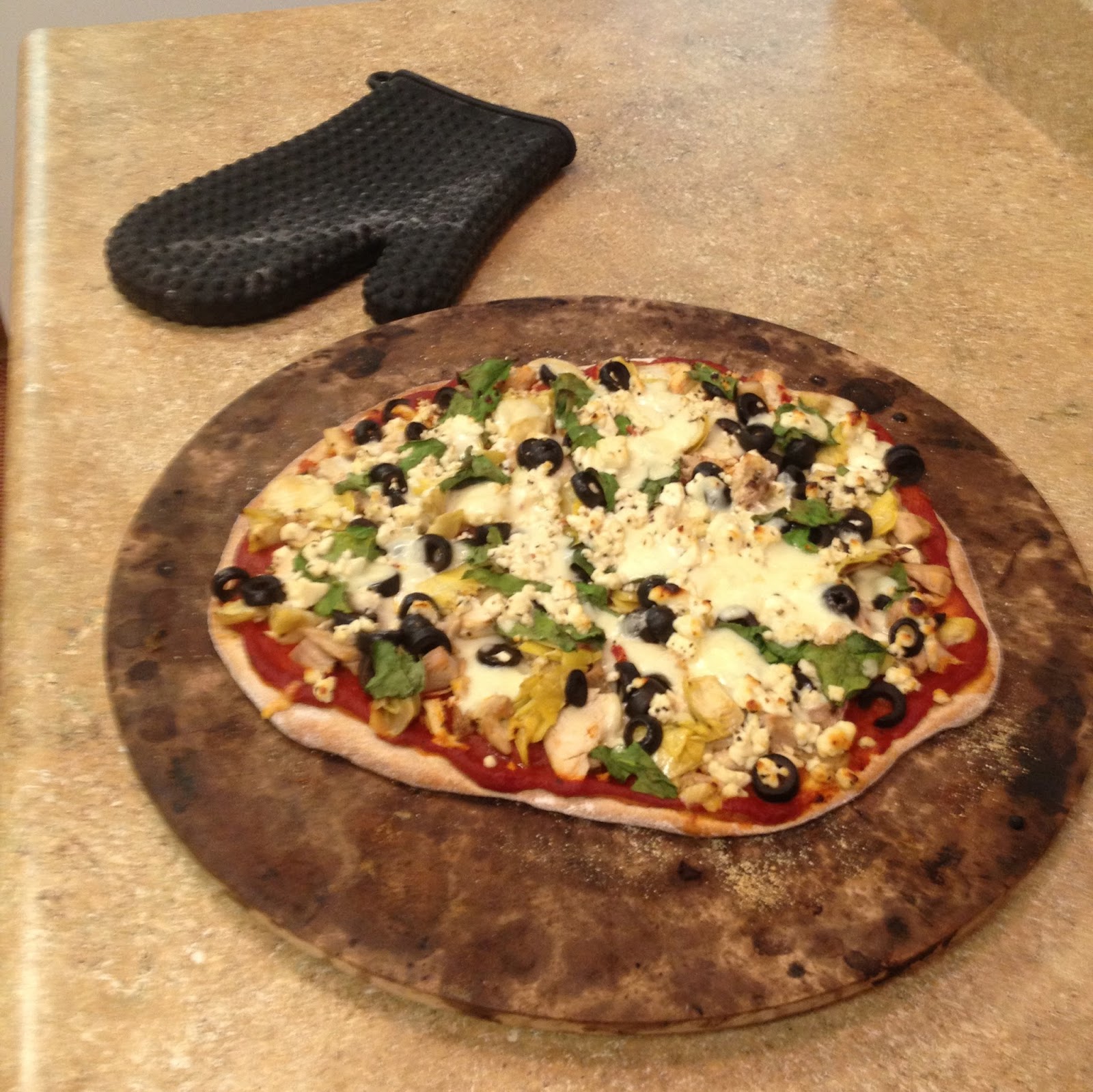 Cardio Pizza: Quick Mini Greek Pizza