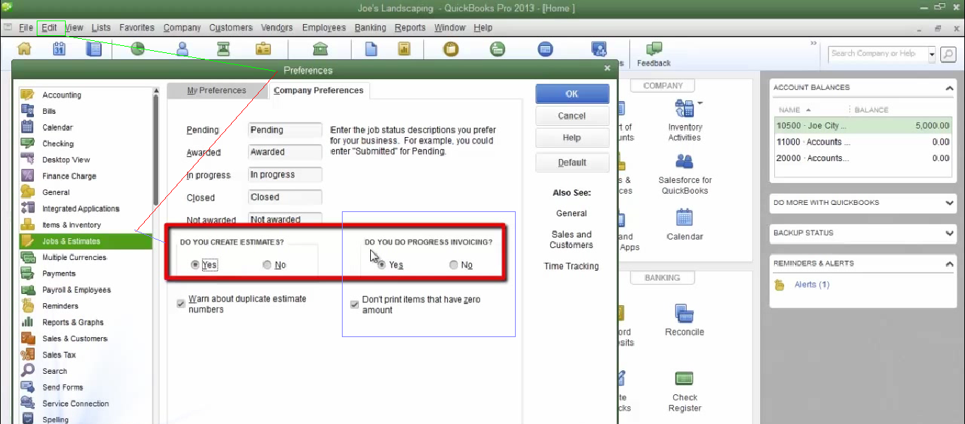 M.A AUDITS & ACADEMI: How to Progress Invoicing in Quickbooks