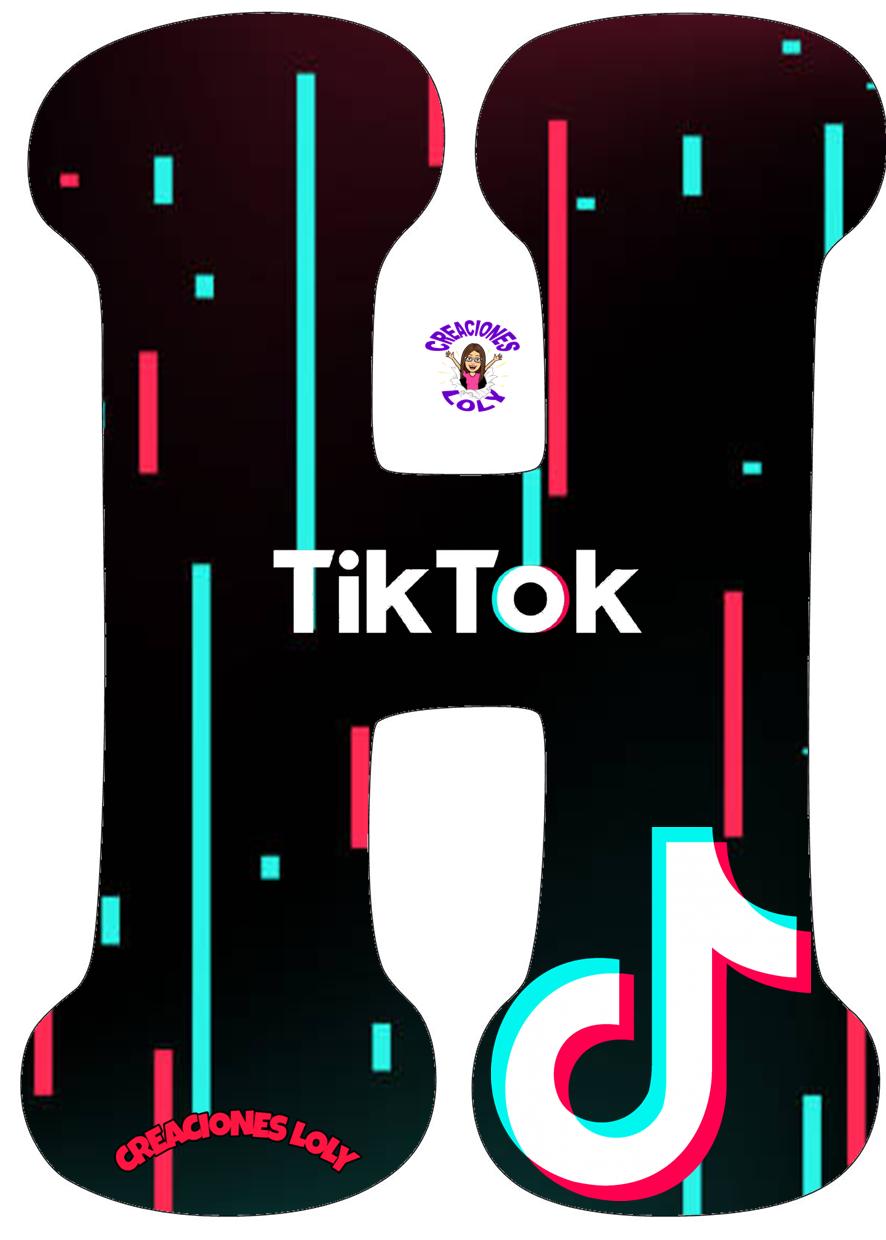 Creaciones Loly: Abecedario Tik Tok