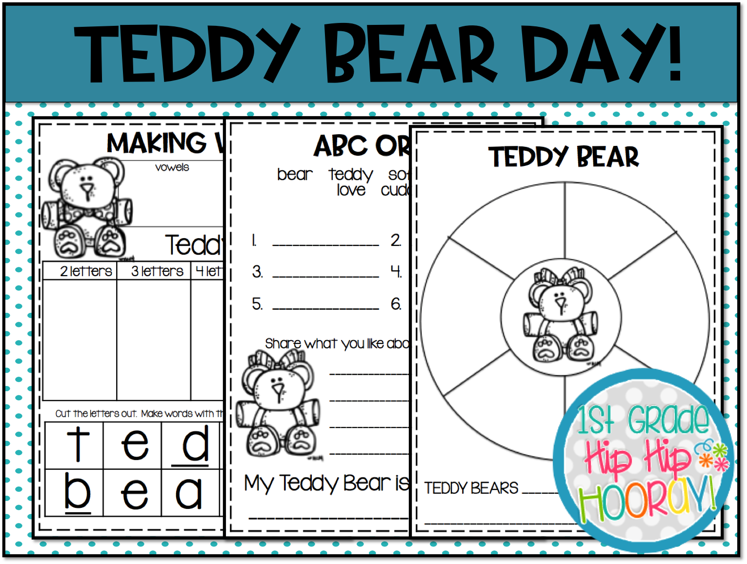 1st Grade Hip Hip Hooray!: Teddy Bear Day...September 9th