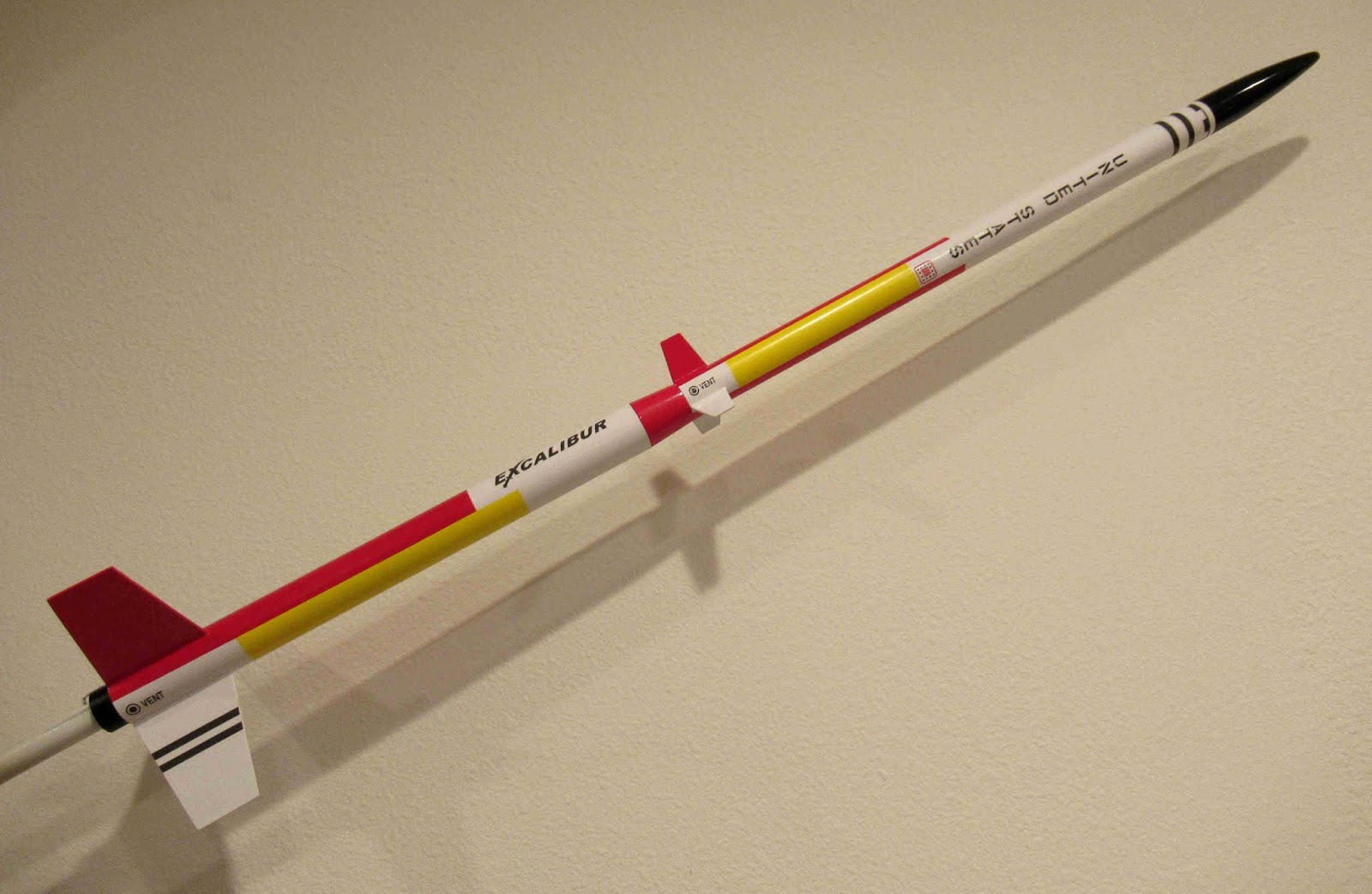 Model Rocket Building: Semroc (Centuri) Excalibur KV-43 Build, Finished