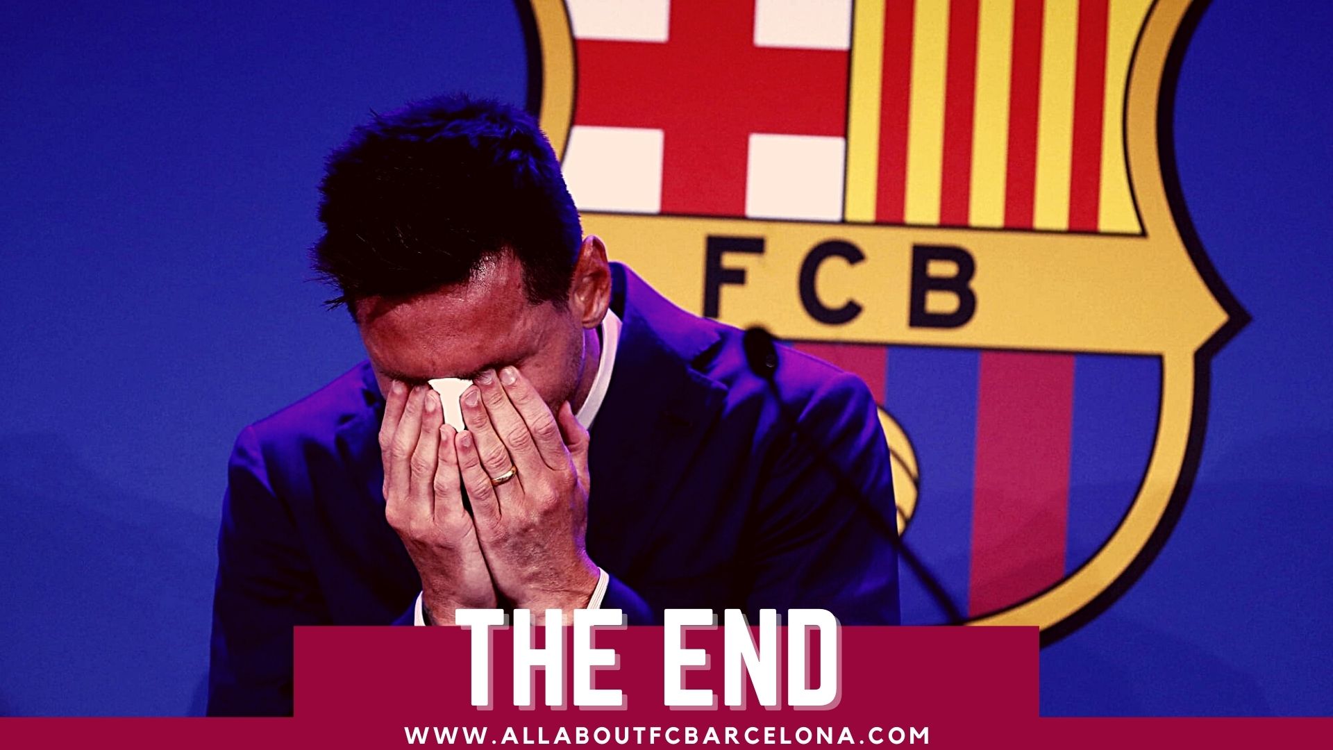 Lionel Messi Breaks Down during Farewell Speech