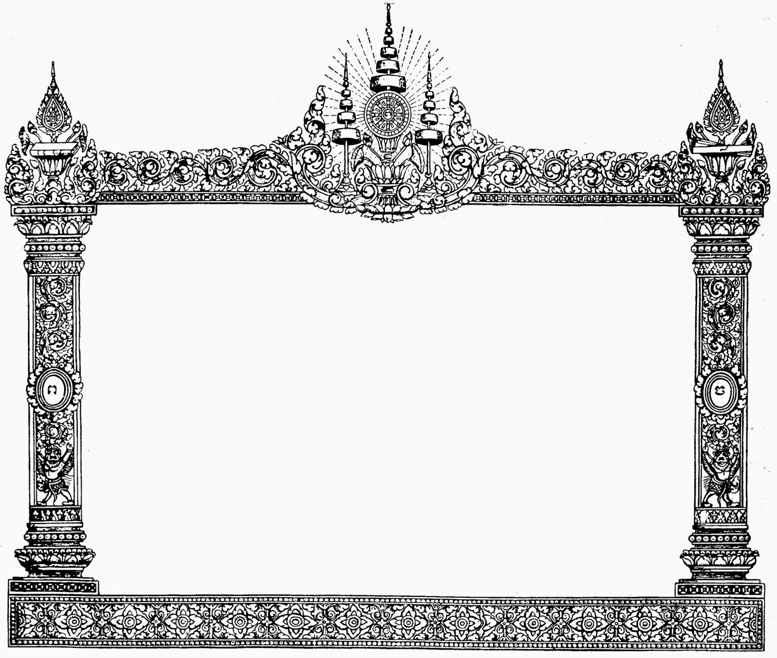Khmer Frame Borders