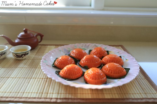 Mum's Homemade Cakes and more: Ang Ku Kueh (Red Tortoise Cake) - A ...