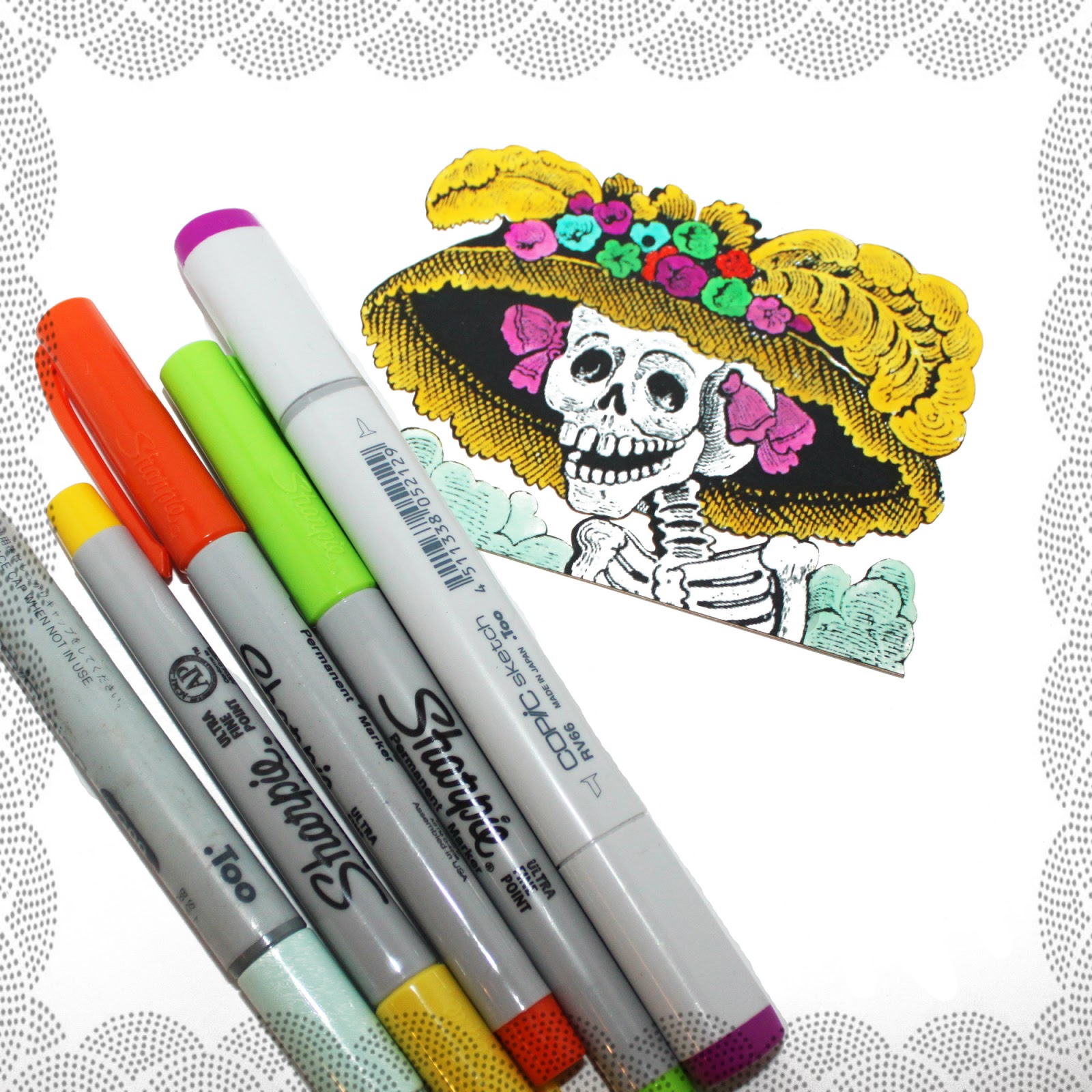 Retro Café Art Gallery: New Catrina Skeleton Shrine Kits + More‏