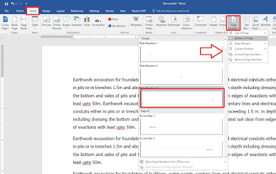 Learn New Things: How to Insert Roman, Arabic & English Page Numbers in ...
