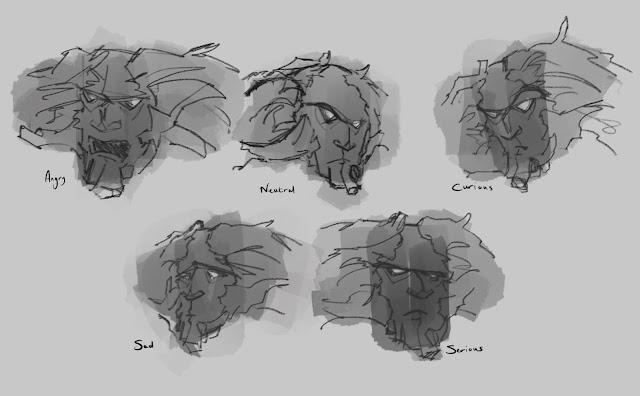 Minor The Woods Giant Expression Sheet Michael Brook BA Hons Computer Animation Arts Minor The Woods Giant Expression Sheet Michael Brook BA Hons Computer Animation Arts