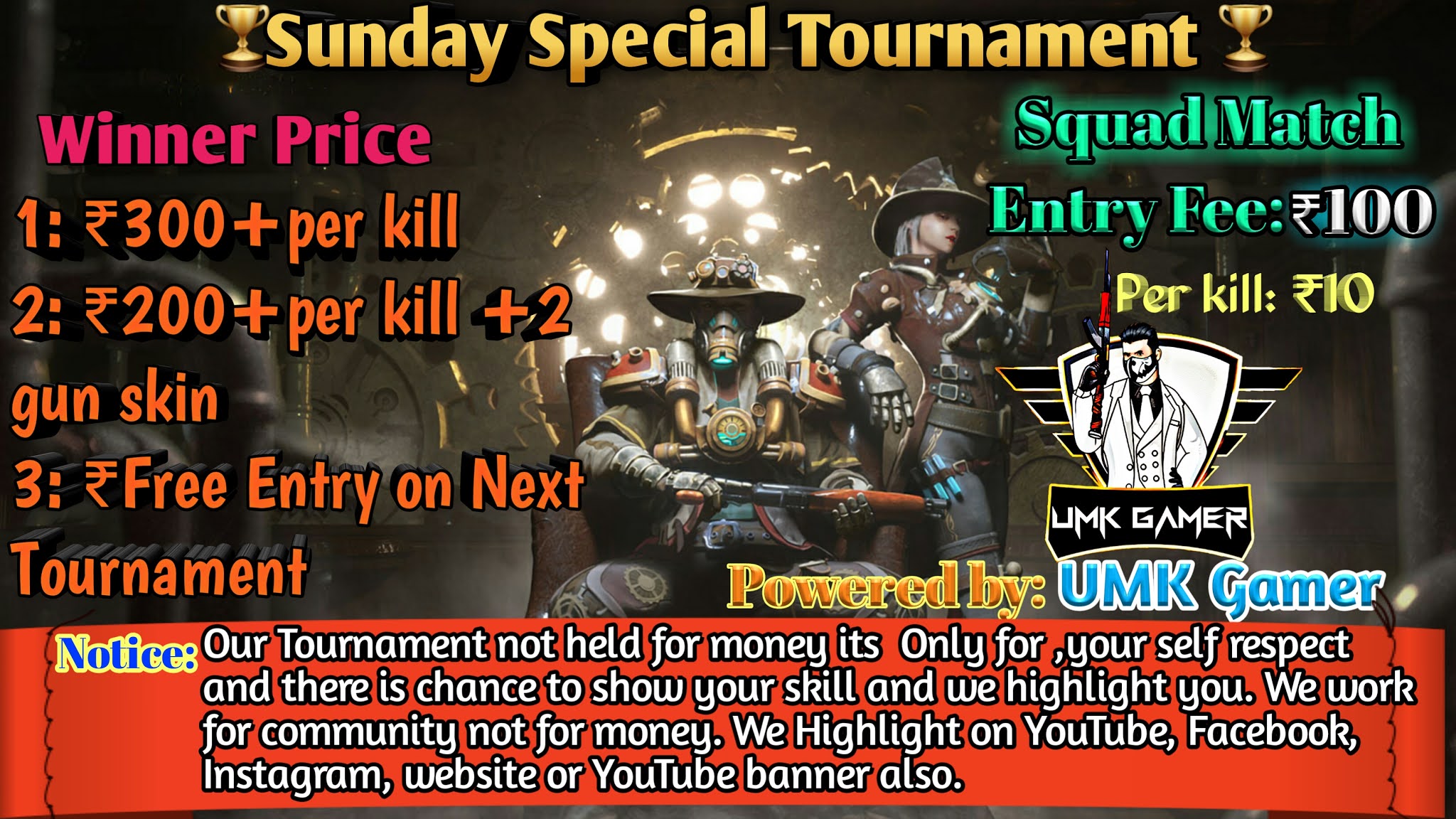 FF Tournaments No 3 Details & Form - UMK Gamer