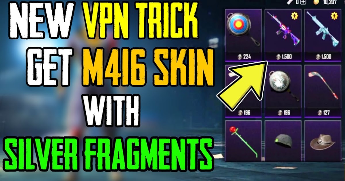 NEW TRICK GET M416 GUN SKIN AND FOOL SKIN SILVER FRAGMENTS - Mrlegendpro