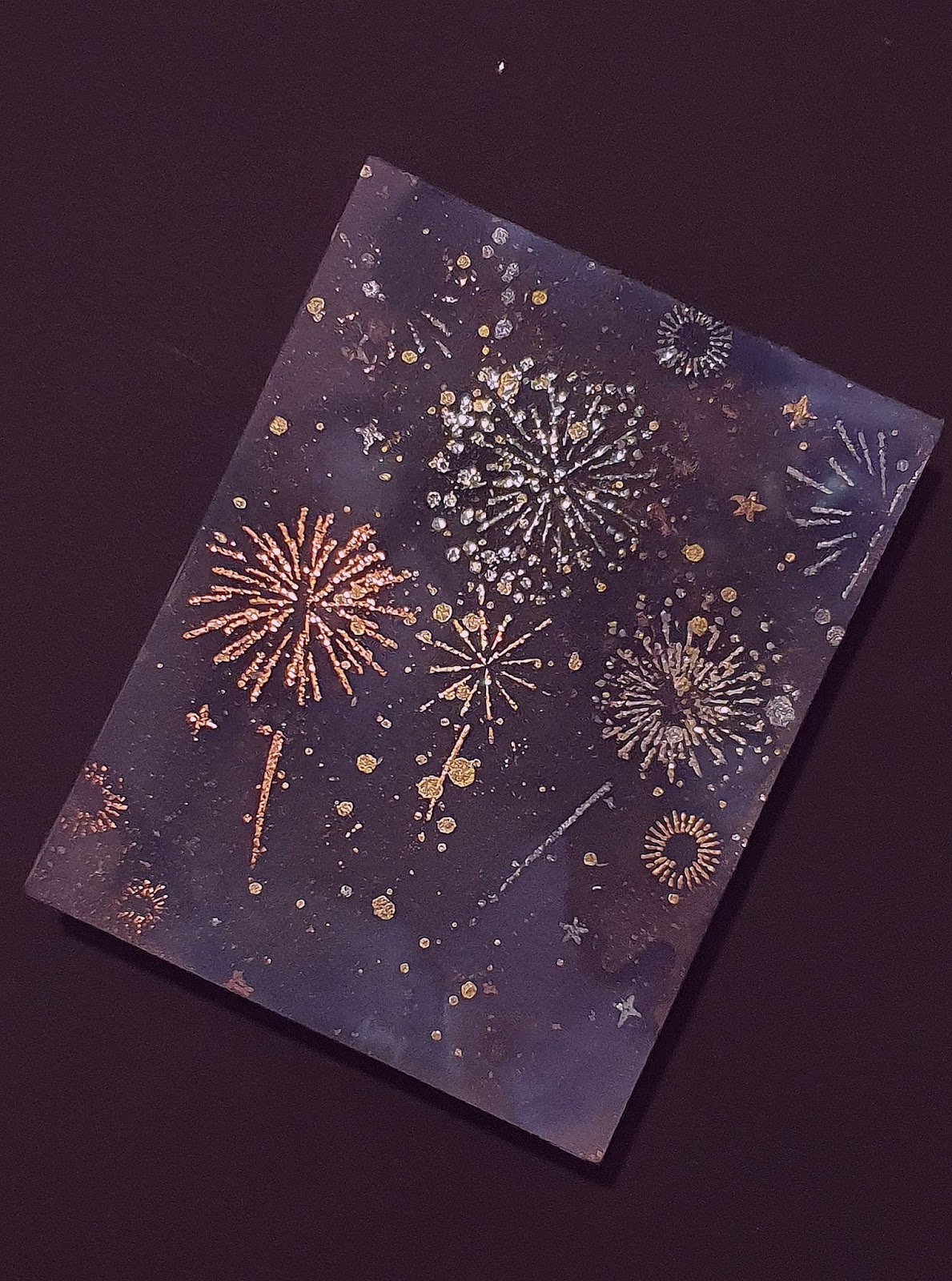 Fireworks Celebration Card - Free Craft Tutorial