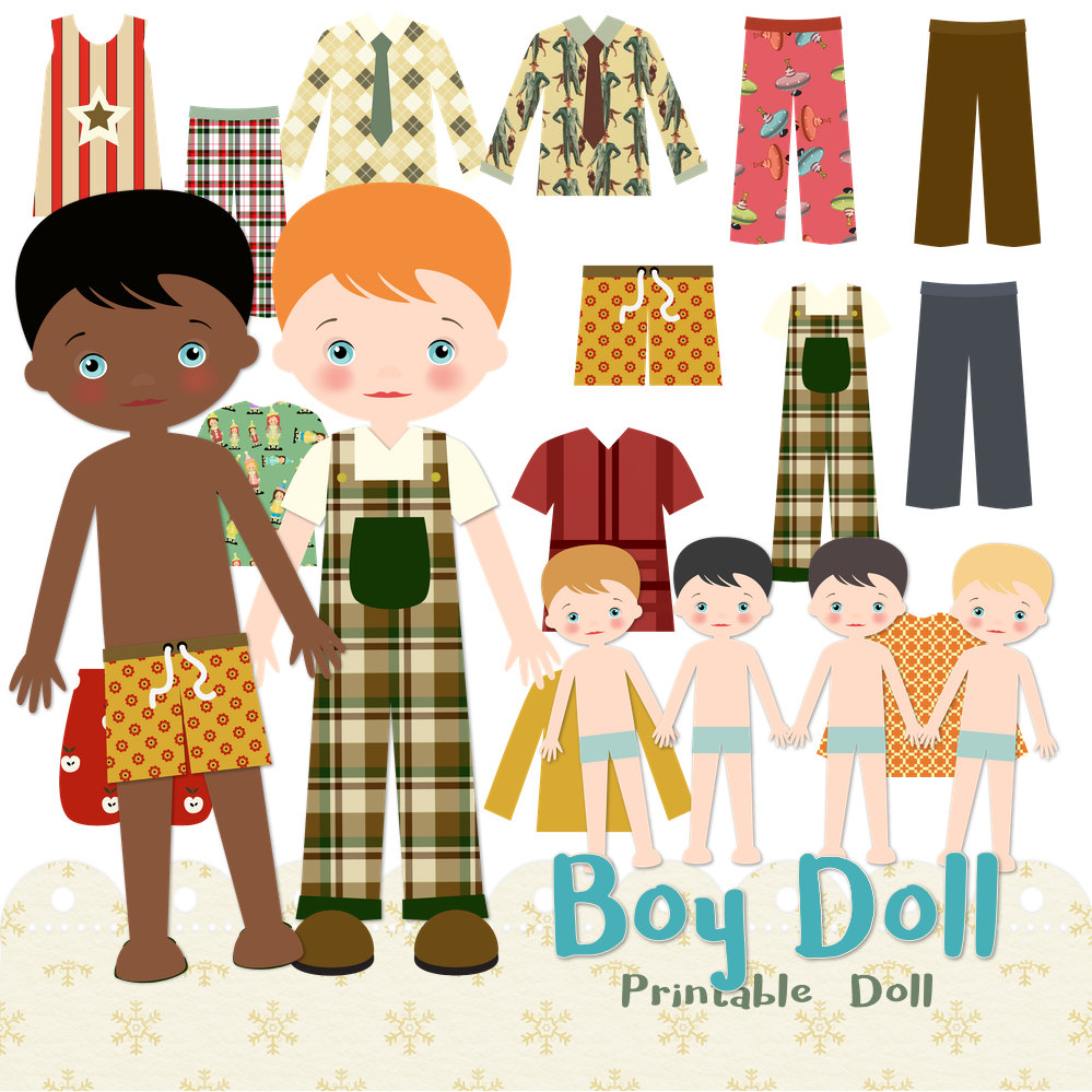 Digital Paper Craft: DIGITAL PAPER DOLLS