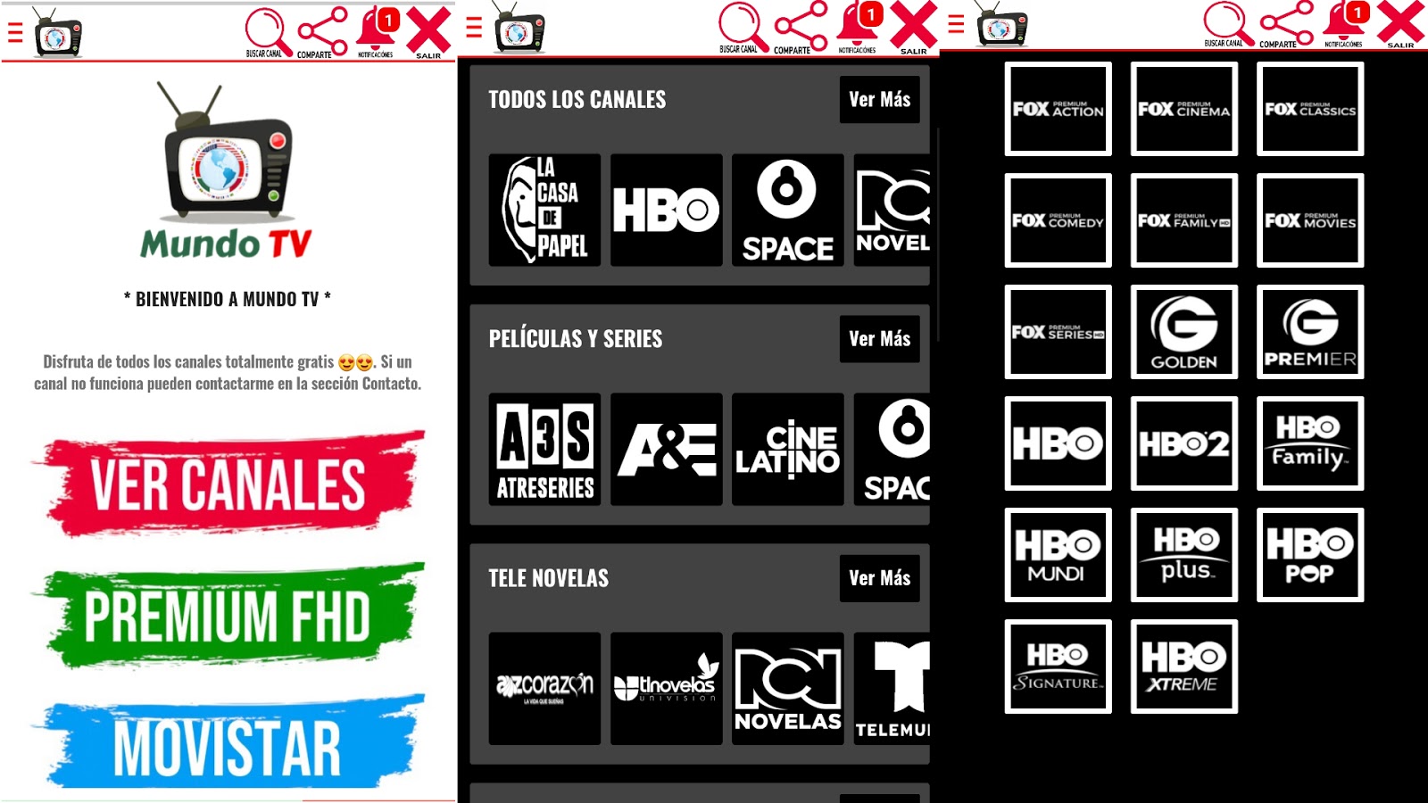 MUNDO TV Aplicacion Suprema de TV Para Android | NEIDROID