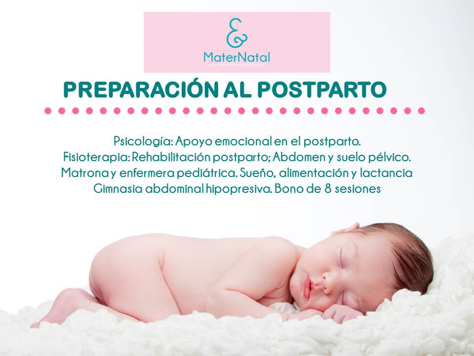 MaterNatal Madrid: Preparación al postparto