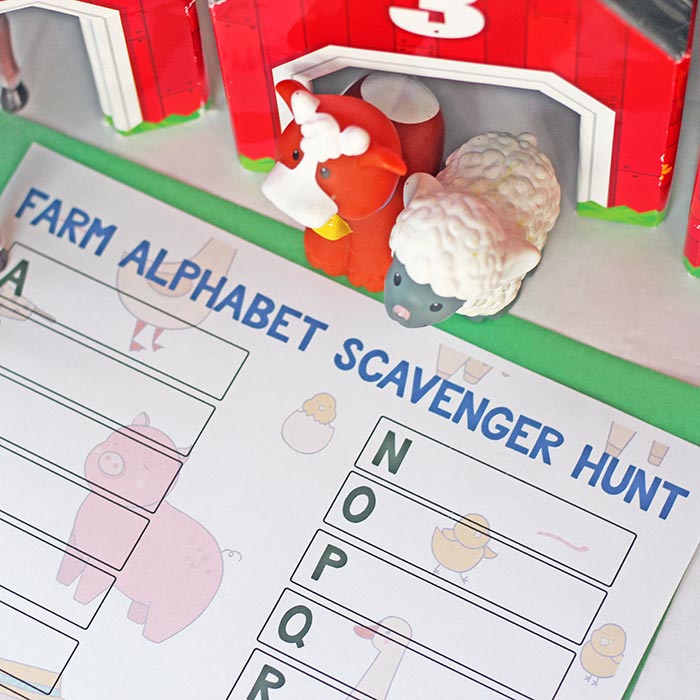 Farm Scavenger Hunt Printable - Printable Word Searches