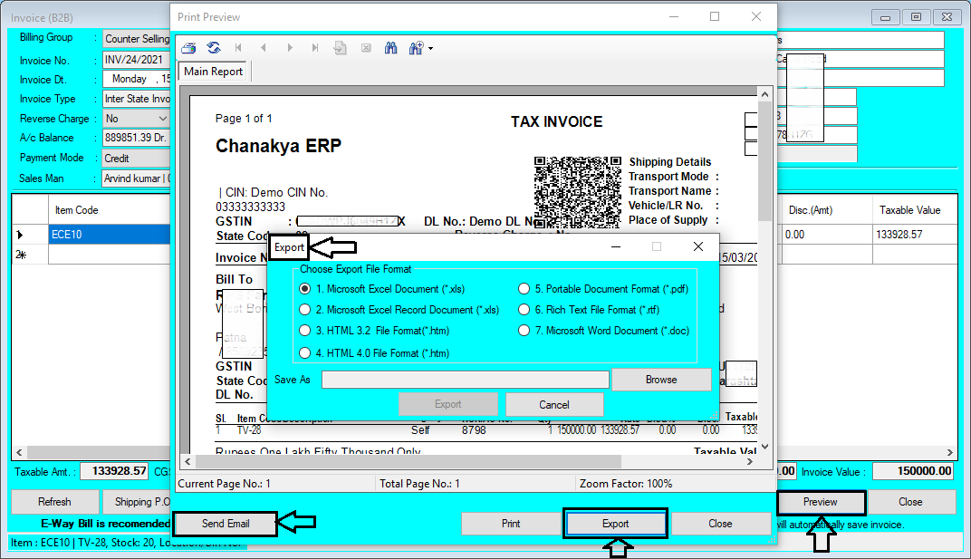 Invoice B2B Help Guide