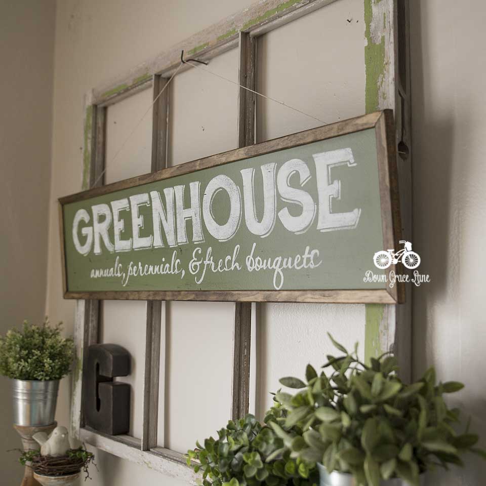 Chapel Cottage Chicks: Greenhouse Sign