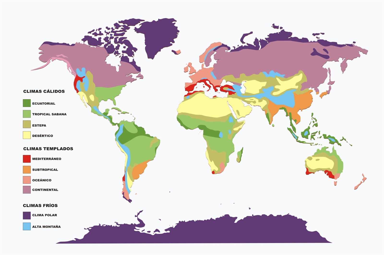 socialsbloc: Fem el mapa de les zones climàtiques del món