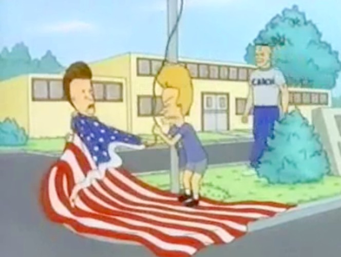 The Voice of Vexillology, Flags & Heraldry: Presidents Day with Beavis ...
