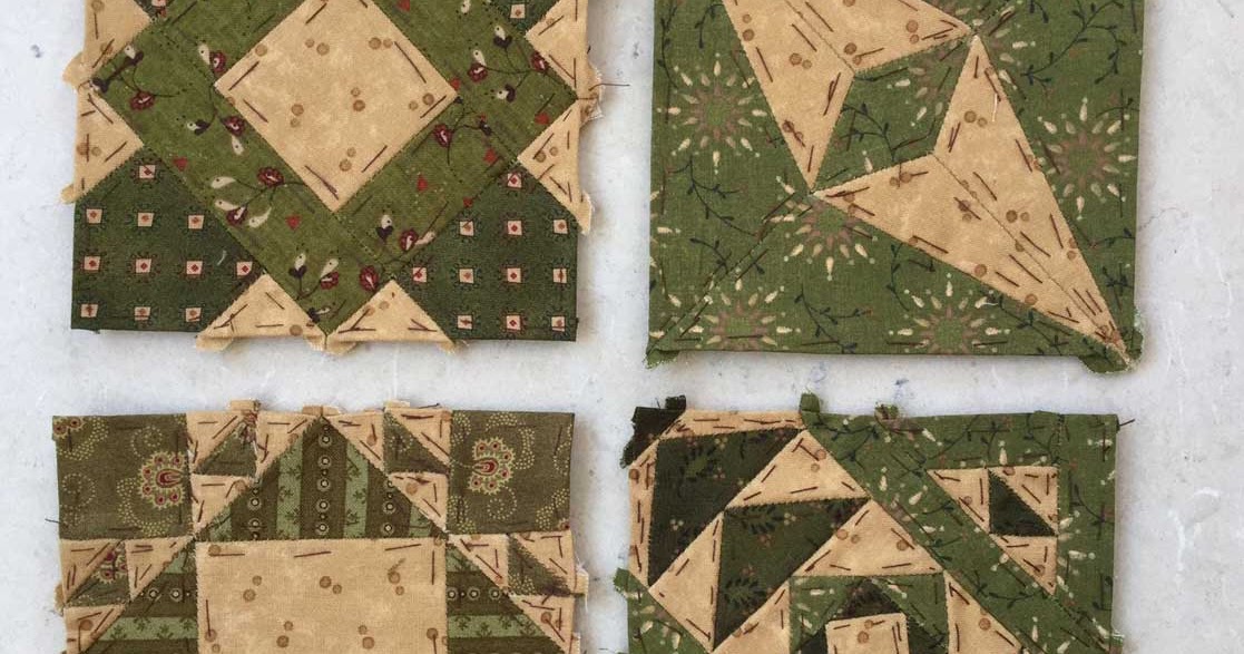 Fabadashery: Dear Jane Quilt - Draw 49 - Border Blocks LR3, RR3, LR11, RR11