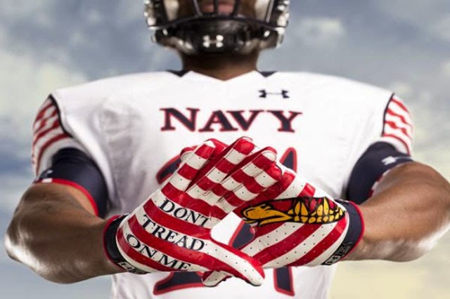 daily timewaster: The Navy football team is sporting new uniforms ...