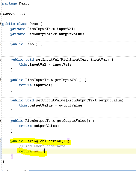 Learning SOA: Binding variable in ADF-Hello World