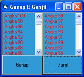 Percabangan dan Perulangan Lanjutan Visual Basic 6.0