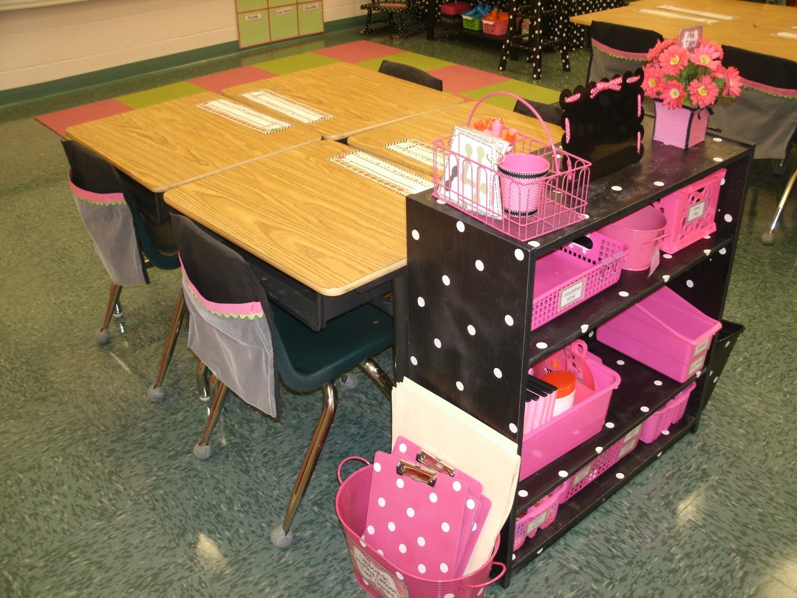 Five for Friday- Supply shelves, sewing blinds, and library fun!