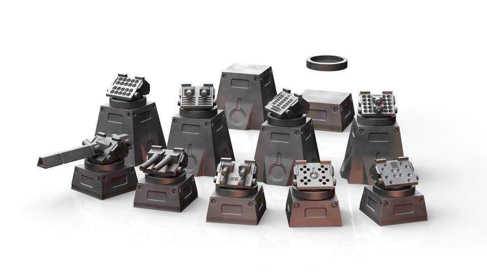 10mm Wargaming: Defence Turrets from Baphominiatures