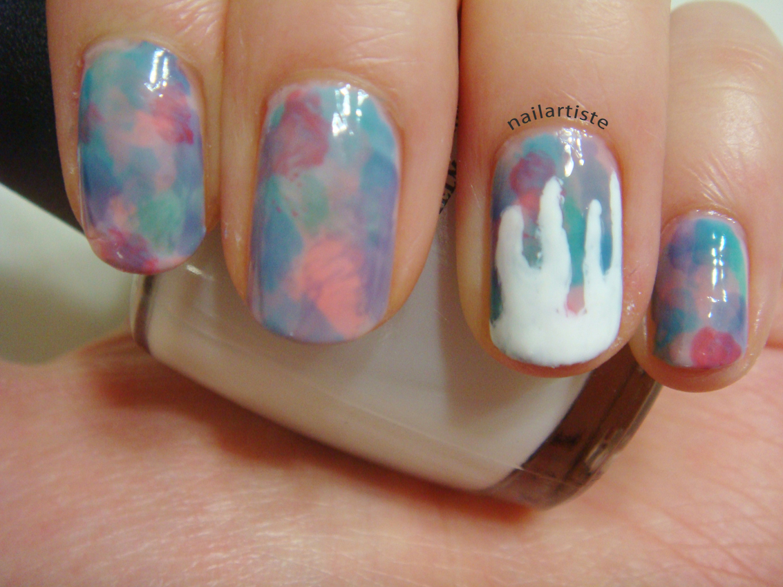 The Nail Artiste: Watercolour Drip Nails